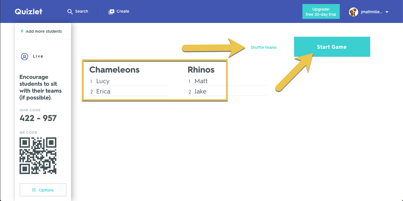 How To Start A Quizlet Live Game In 60 Seconds Tips And Tricks 