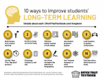 10 ways to improve students’ long-term learning - Ditch That Textbook