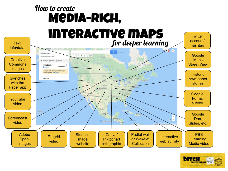 How To Create Media rich Interactive Maps For Deeper Learning Ditch