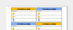 Two Stars and a Wish Template - Ditch That Textbook