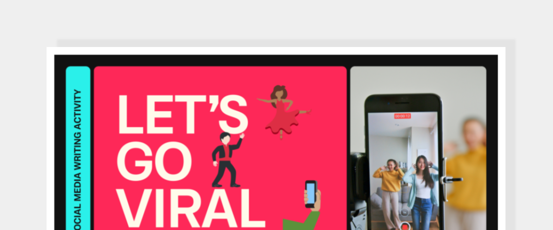 Let's Go Viral Writing Template for Students - Ditch That Textbook