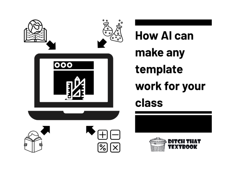 How AI can make any template work for your class - Ditch That Textbook