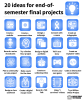 Creative Final Project Ideas for End of Semester College Students