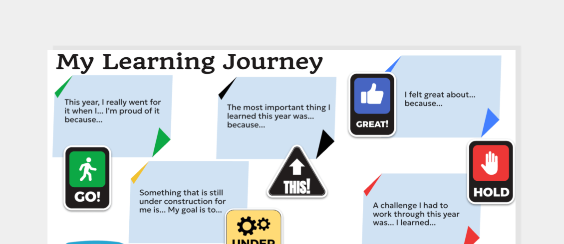 My Learning Journey Template - Ditch That Textbook