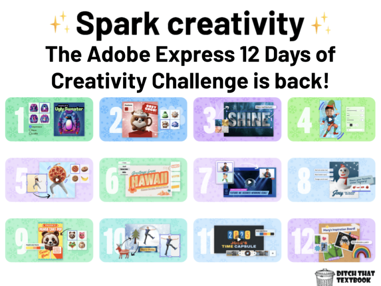 Adobe Express 12 Days of Creativity Challenge